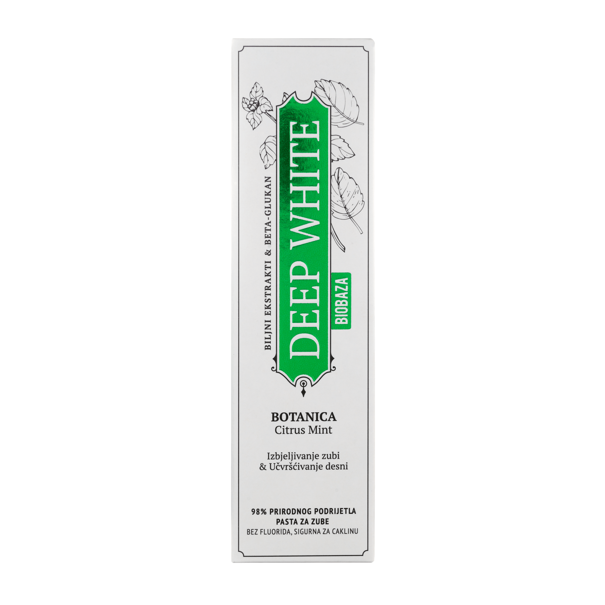 Deep White Botanica Toothpaste, 75 ml | www.nesesser.com