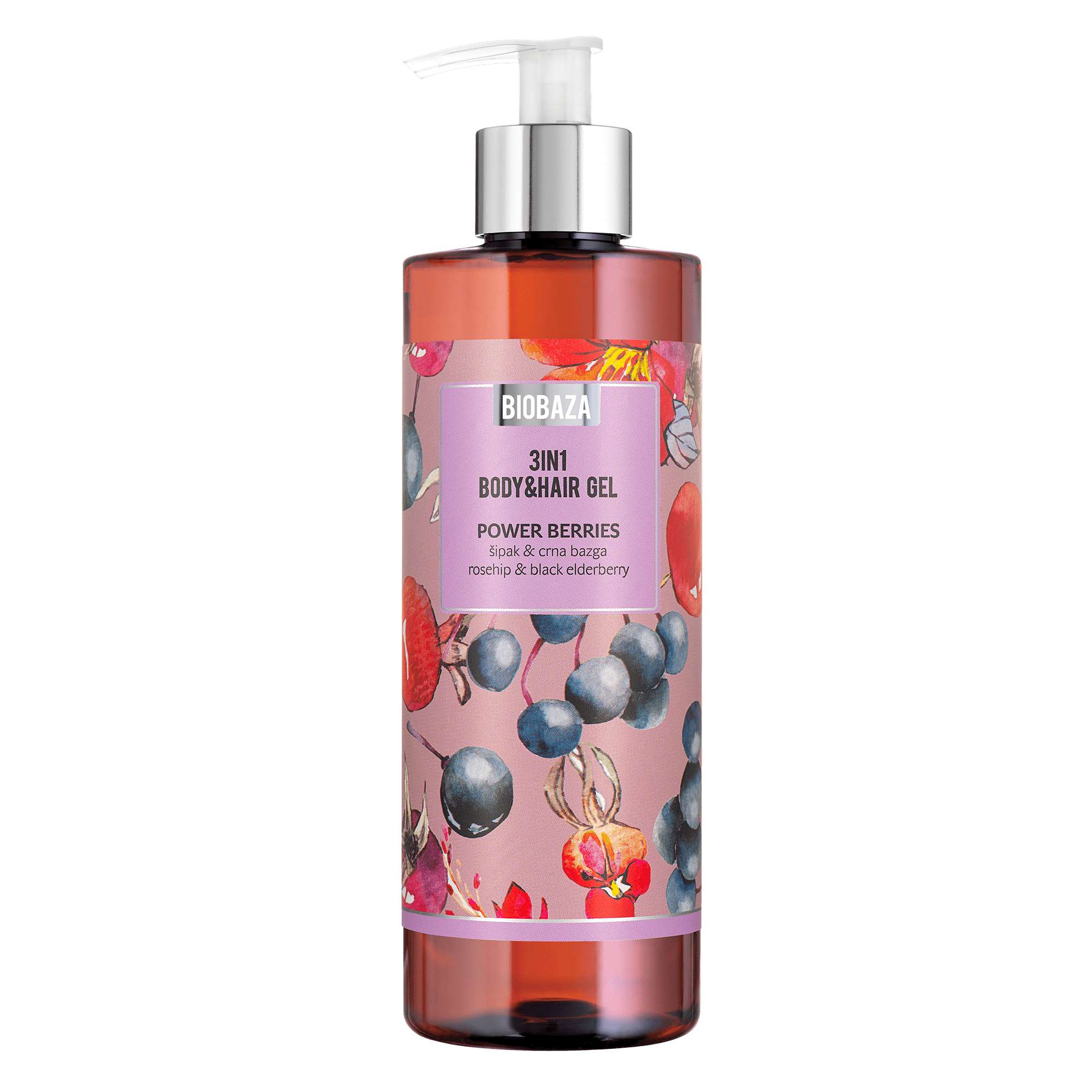 Power Berries 3u1 Body&Hair Shower gel, 400 ml | www.nesesser.com