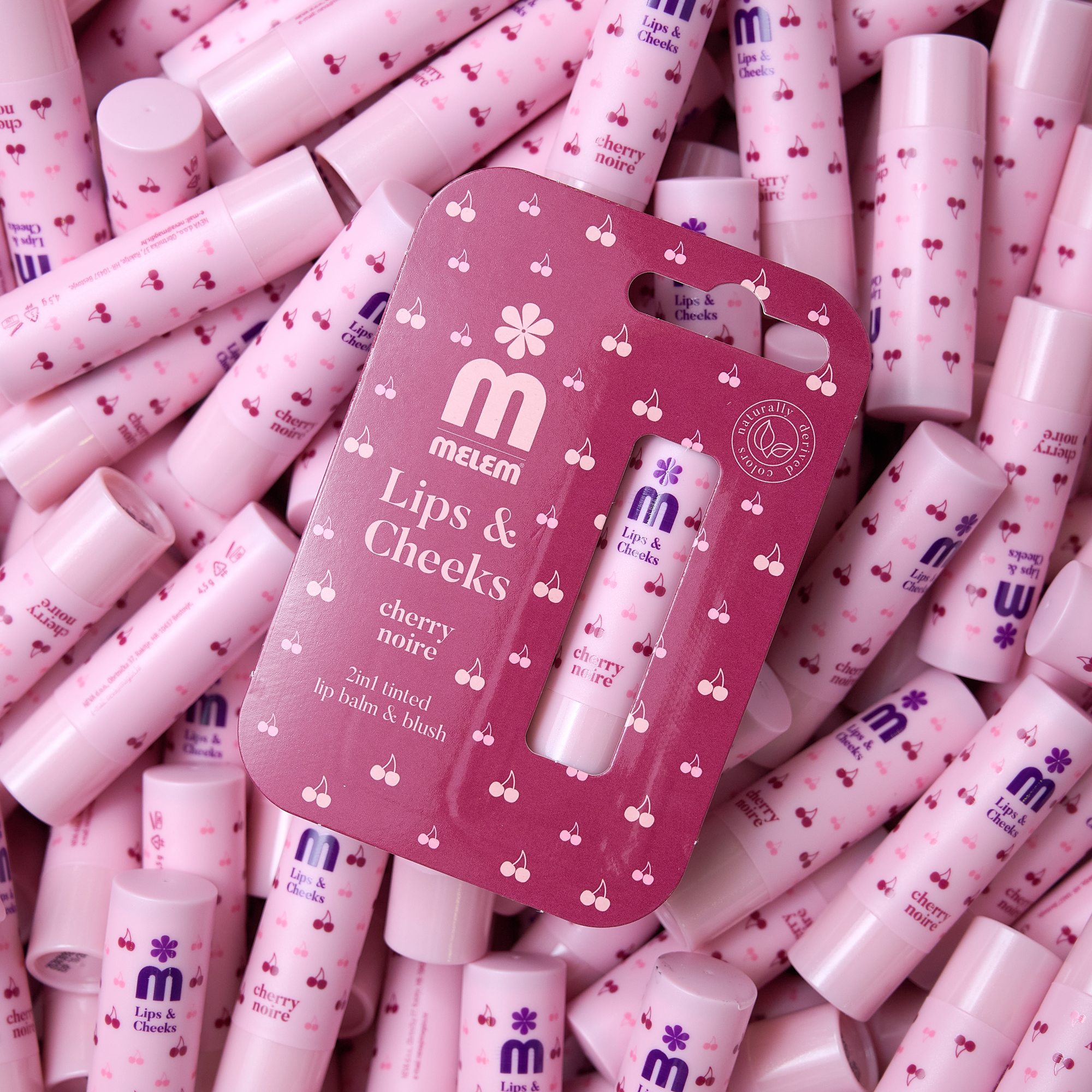 MELEM LIPS&CHEEKS BALM CHERRY NOIRE | www.nesesser.com